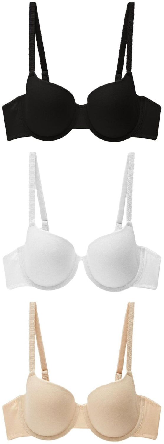 Next Fashion 3er-Pack Balconette-BHs aus Baumwolle (NXTbqsh001000016 ...