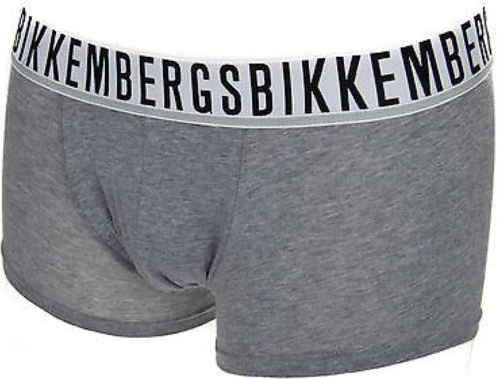 Buy Bikkembergs Boxer-style trunks 2-pack (B41308L1C) gray from £38.99 ...