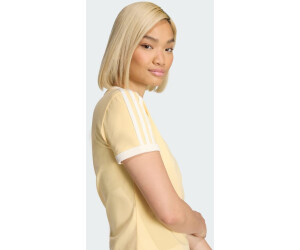 Buy Adidas 3-Stripe Slim Fit T-Shirt Orange Tint/Off White (KD3682 ...