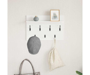 vidaXL Wall-Mounted Clothes Rack With Shelf 60 x 40 x 12 cm (874427 ...