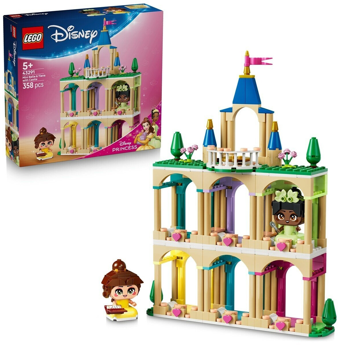 Buy LEGO Disney – Mini Belle & Tiana with Castle (43291) from £26.86 ...