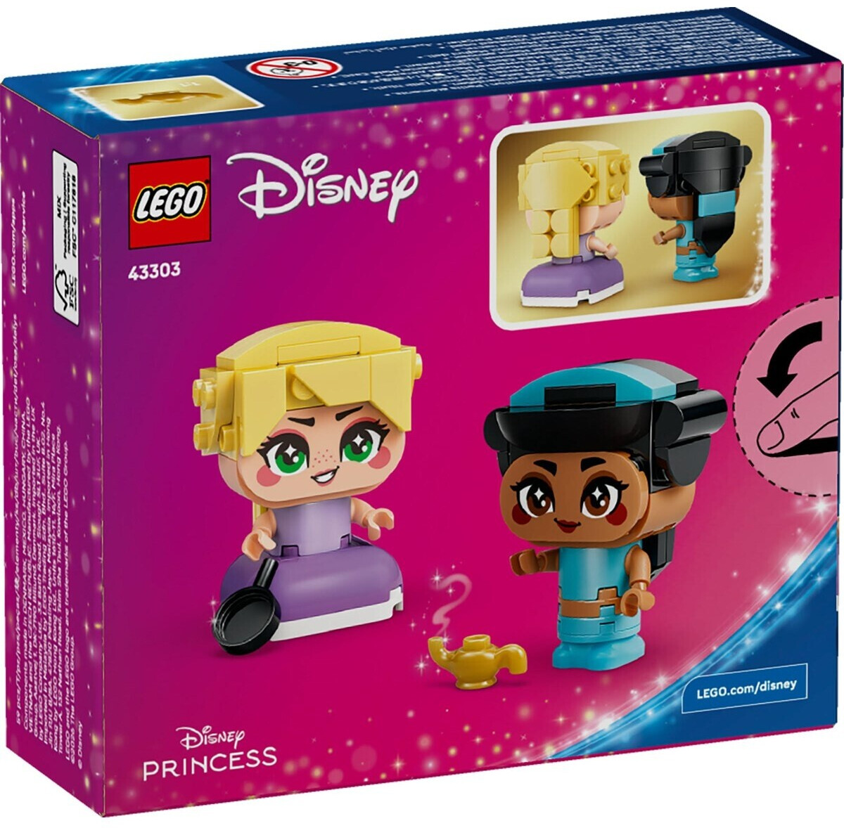 Buy LEGO Disney – Mini Jasmine & Rapunzel (43303) from £6.88 (Today ...