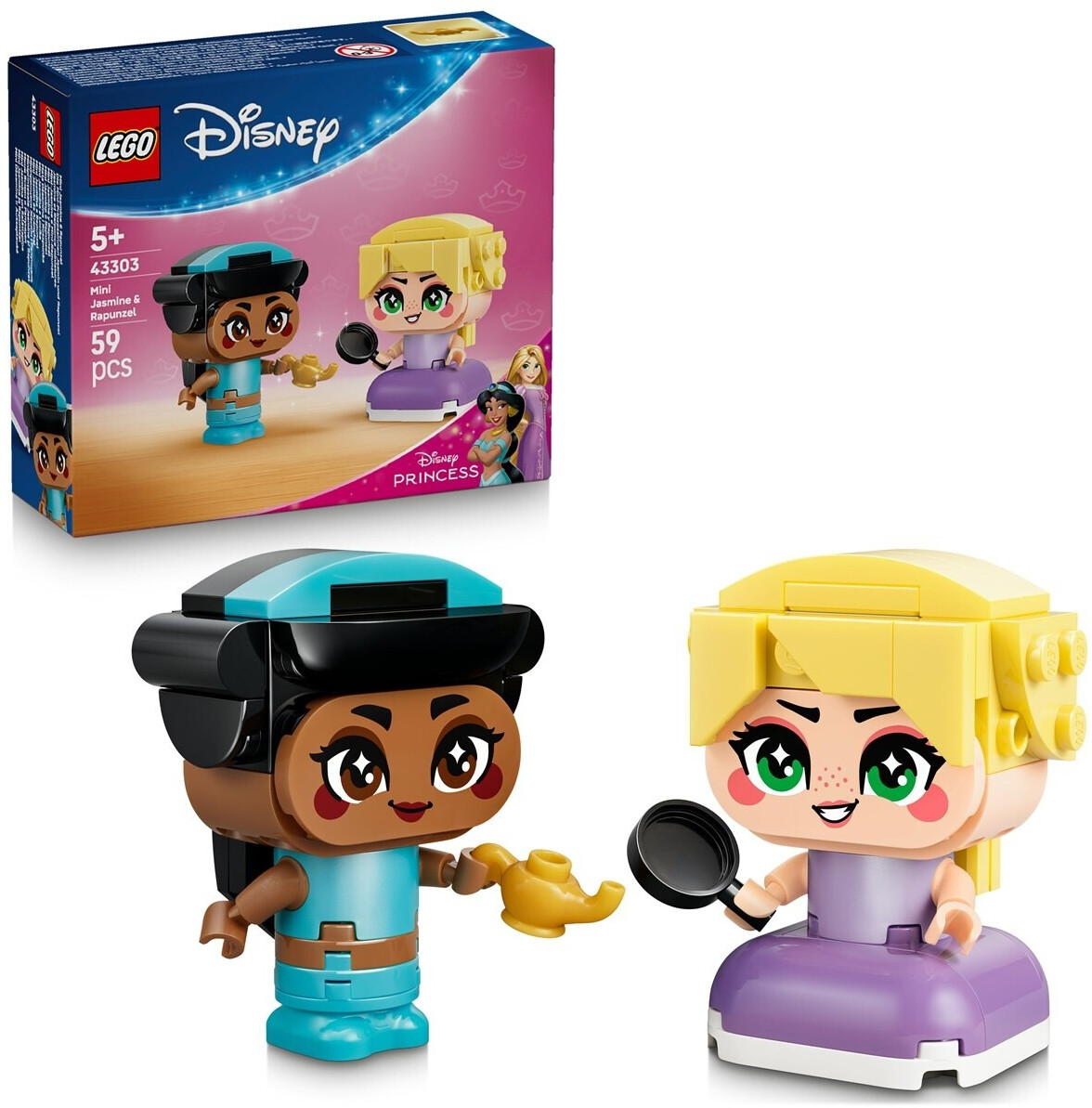 Buy LEGO Disney – Mini Jasmine & Rapunzel (43303) from £6.88 (Today ...
