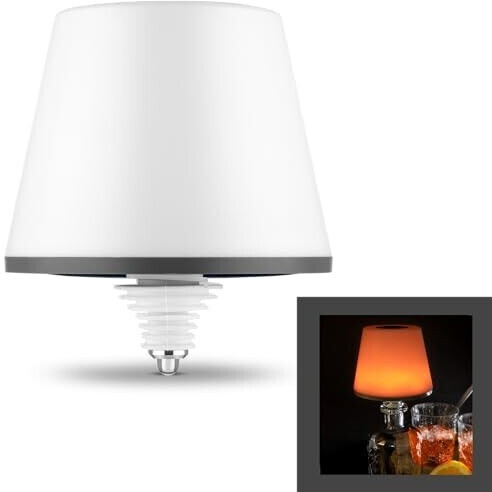 REV-Ritter Lamprusco Flaschenlampe weiß mit LED kabellos 130lm 2W ab 29 ...