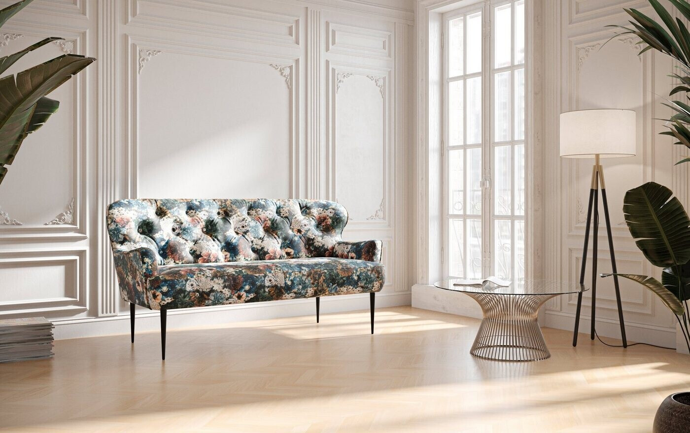 Places of Style CAVADORE 2,5-Sitzer Küchensofa Amba Trendige Sitzbank ...