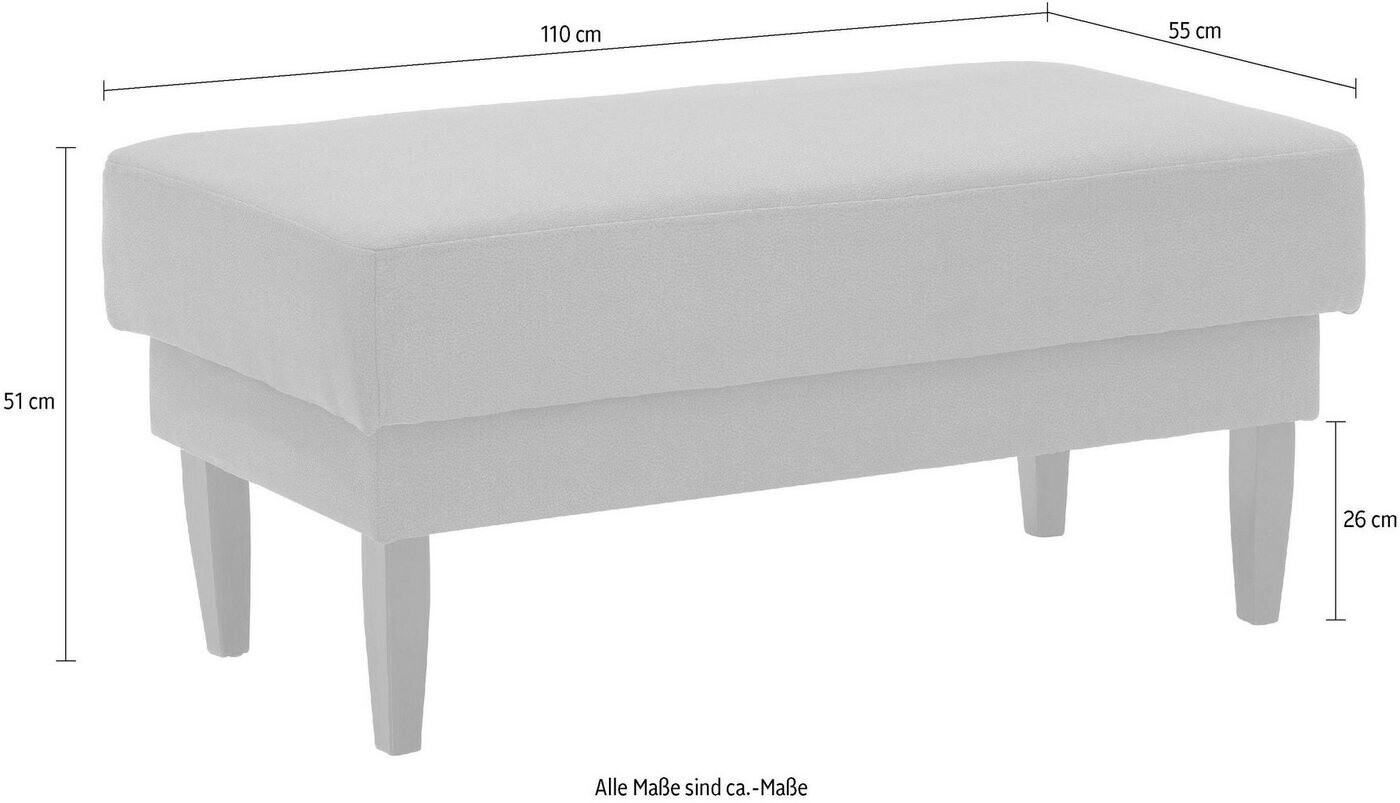 Home Affaire Hockerbank "Scalea" braun (braun wenge) B:110cm H:51cm T:55cm Hocker (74452463-0 ...