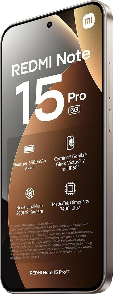 Xiaomi Redmi Note 15 Pro 5G 8 Go 256 Go gris titane au meilleur prix ...