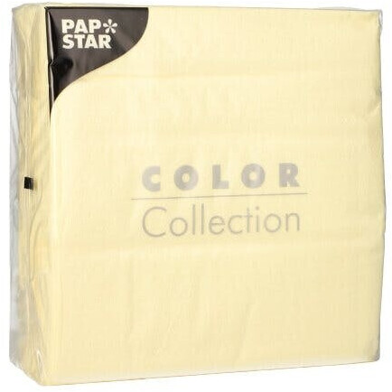 Papstar Servietten, 1-lagig 1/4-Falz 33 cm x 33 cm creme ab 29,99 ...
