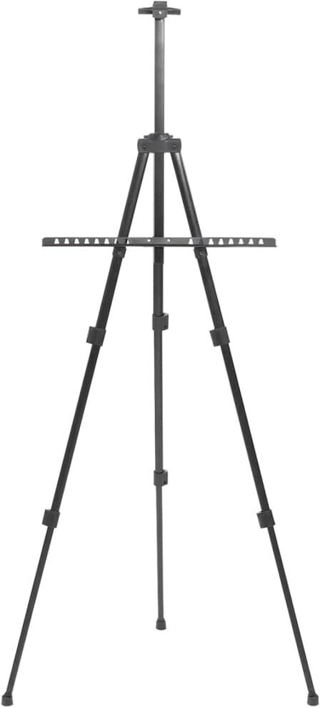 vidaXL "Winter "Staffelei Verstellbar Schwarz Metall Flipcharts ...