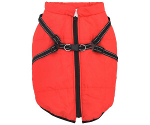 vidaXL Hundemantel mit Geschirr Rot 6XL Fleece und Polyester ab 26,28 ...