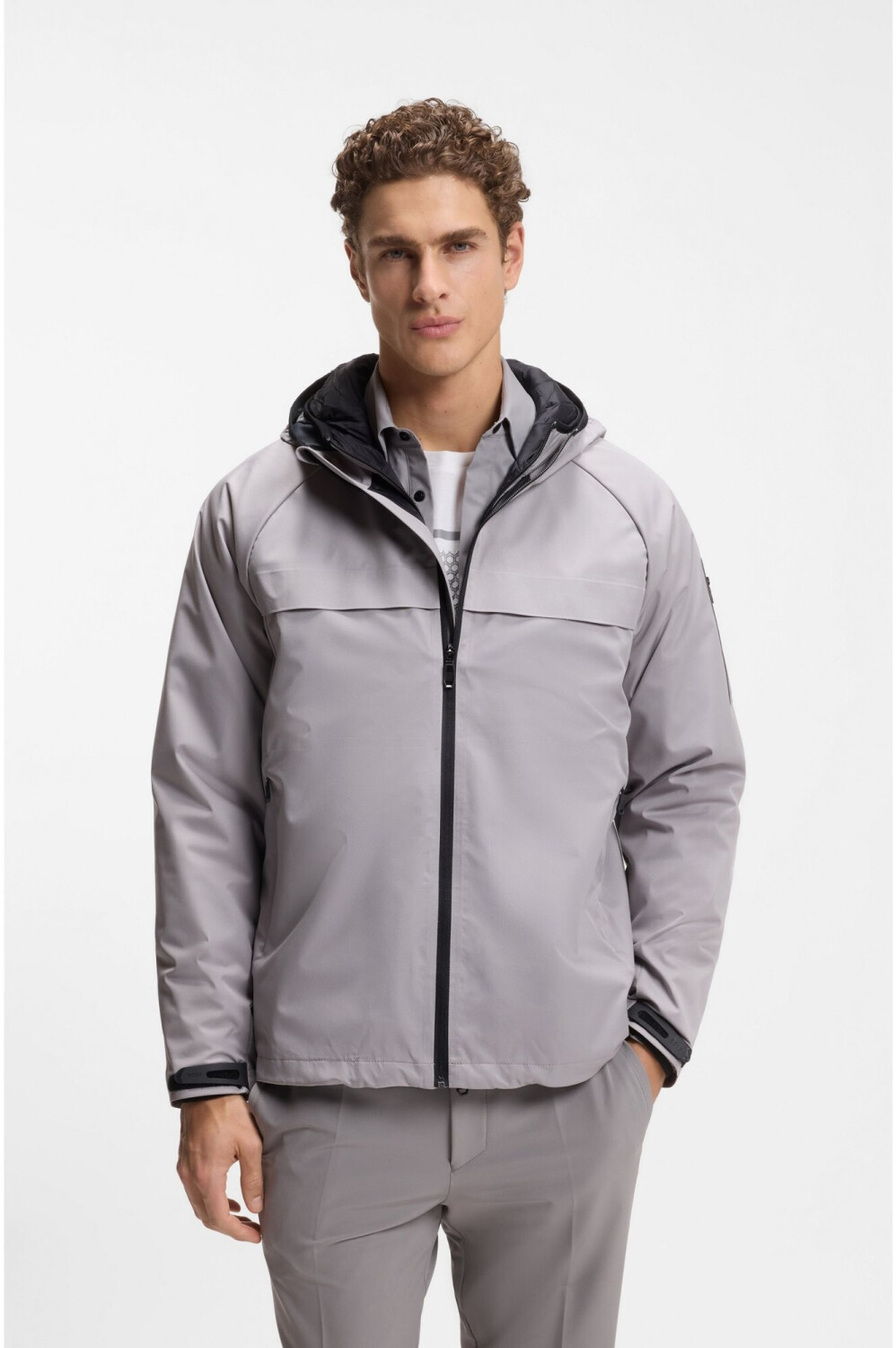 Hugo Boss 3-in-1 hooded jacket with removable inner jacket Style OW ...