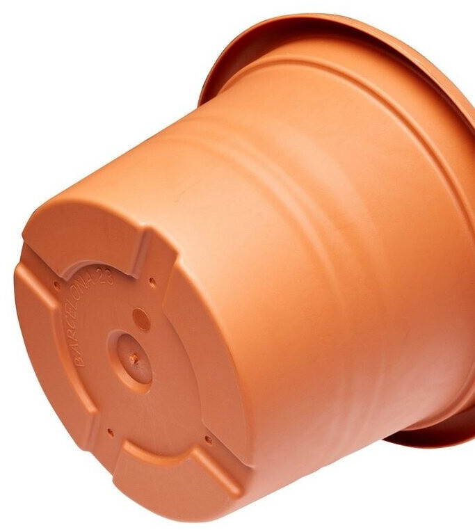 Garronda Terracotta Blumentopf rund aus Kunststoff Pflanzentopf für ...