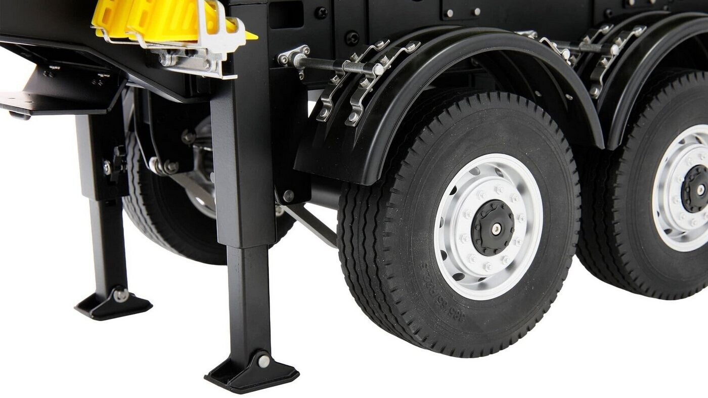 Amewi RC-Truck Dreiachs-Sattelauflieger mit Kippmulde aus Metall 1/14 ...