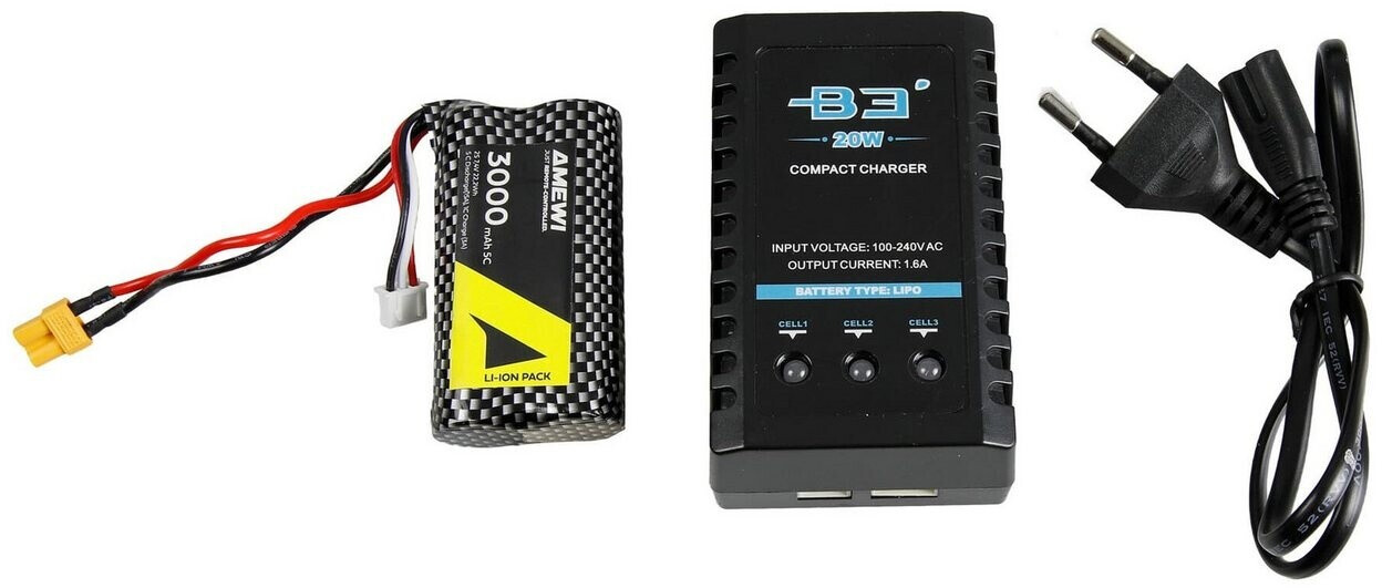 Amewi RC-Truck Dreiachs-Sattelauflieger mit Kippmulde aus Metall 1/14 ...