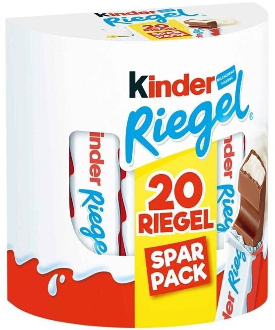 Kinder Riegel Big Pack 20 stk. ab 6,29 € | Preisvergleich bei idealo.de