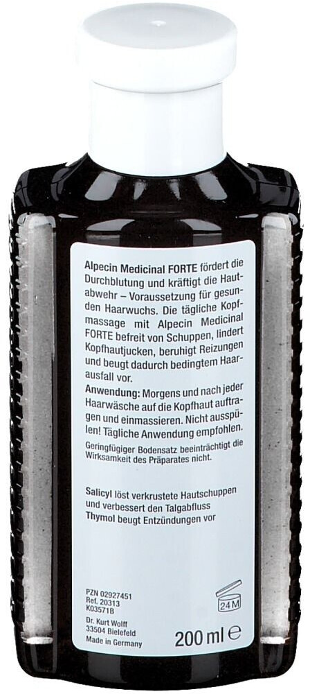 Alpecin Medicinal Forte Intensive Scalp and Hair Tonic Lotion (200 ml ...