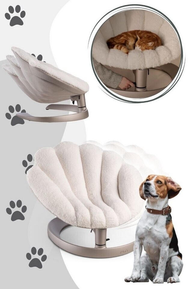 TAVO Tierbett Shell Latte ab 299,00 € | Preisvergleich bei idealo.de