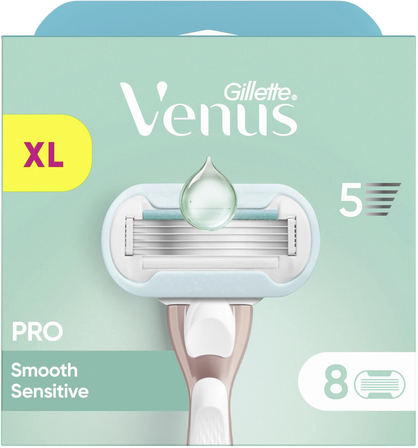Gillette Venus Pro Smooth Sensitive Ersatzklingen ab € 15,60 ...
