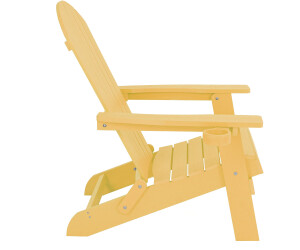 AXI Claire Adirondack foldable plastic garden chair yellow ab 124,95 ...