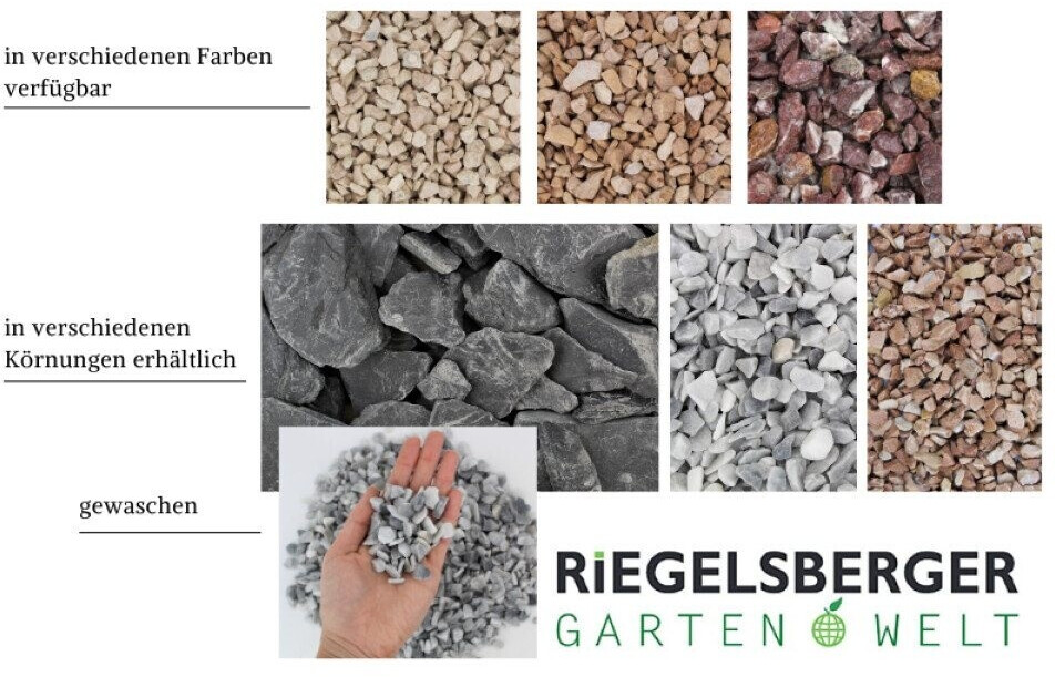 Riegelsberger Ziersplitt Carrara 9-12 mm 25 kg Sack ab 20,90 ...