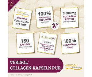 Cellufine Collagen-Kapseln PUR Verisol 180 Kapseln ab 24,95 ...