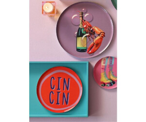 Gift Company Rundes Dekotablett Love Trays L Dunkelblau Chic dunkelblau ...