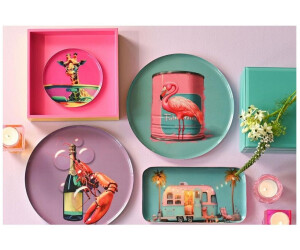 Gift Company Rundes Dekotablett Love Trays L Dunkelblau Chic dunkelblau ...