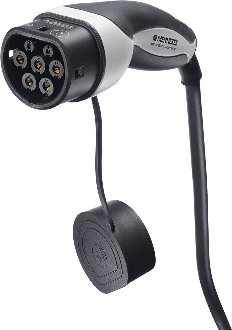 Mennekes Ladekabel Mode 3 Typ 2 20A 3-phasig spiralisiert (36437) ab ...