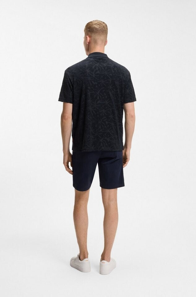 Hugo Boss FLOWER Terry Cotton Polo Shirt Oversized (50559233) dark blue ...