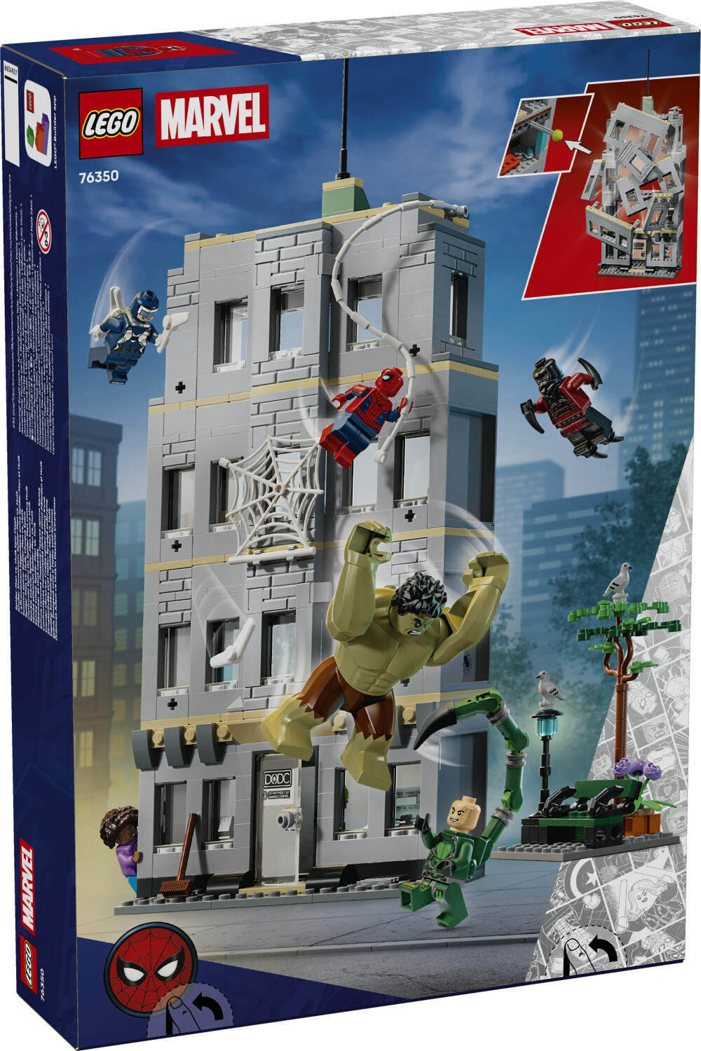 LEGO Marvel - L'affrontement légendaire entre Spider-Man et Hulk (76350 ...