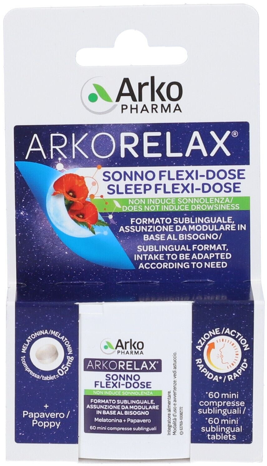 Arkopharma Arkorelax Sonno Flexi Dose 60 Mini Compresse a € 7,81 (oggi ...