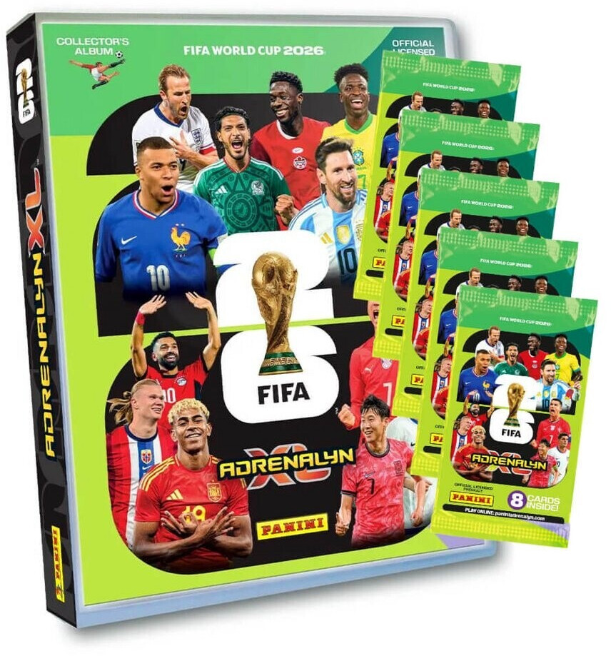 PANINI FIFA World Cup 2026 Adrenalyn XL Mappe + 5 Booster ab 23,99 ...