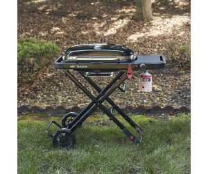 Weber Traveler Tragbarer Gasgrill, 1 Brenner, 2065cm², Schwarz (1501745 ...