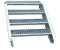 SRM Design Stahltreppe 7 Stufen, beidseitiges Geländer, Breite 100cm ...