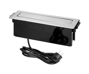 Buy Orno Retractable Desk Socket 3x Schuko, 2x USB (Type A+C), 3680W ...