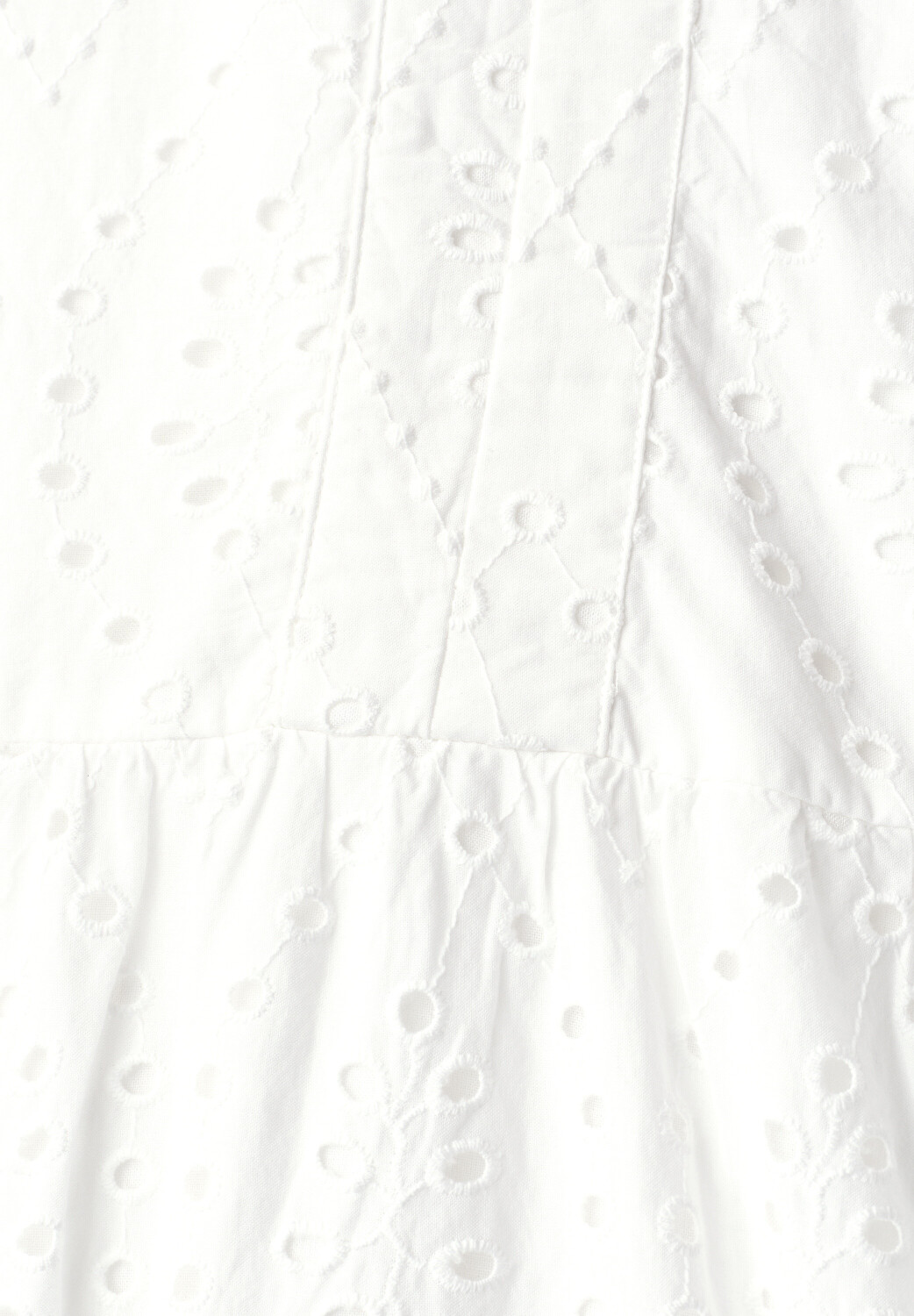Street One Knielanges Kleid mit Shiffleymuster Weiß (A14475510108) ab ...