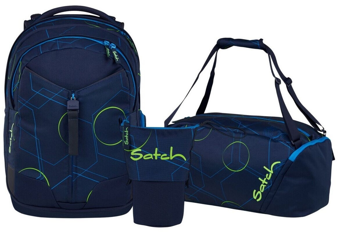 Satch Match Set mit Sporttasche & Pencil Slider Blue Tech ab 202,49 ...