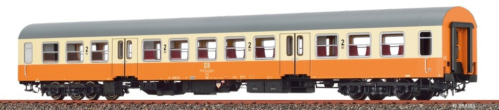 Brawa 51142 H0 Reisezugwagen 2. Klasse Bmhe „Städteexpress“ DR Ep. IV ...