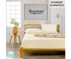 BuyMax Spannbettlaken 2-er Set, Doppelpack, Bettlaken, Jersey ...