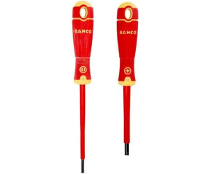 Bahco BahcoFit Isolierter Schraubendreher-Set Schlitz & Kreuz, 2-teilig ...