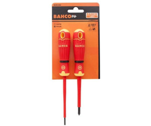 Bahco BahcoFit Isolierter Schraubendreher-Set Schlitz & Kreuz, 2-teilig ...