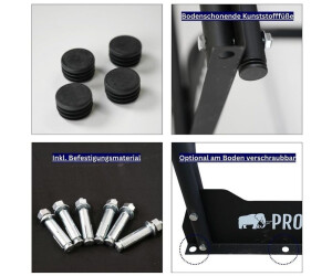 Proregal CHIMERA Kaminholzregal Außen Metall 117x260x36cm Schwarz inkl ...