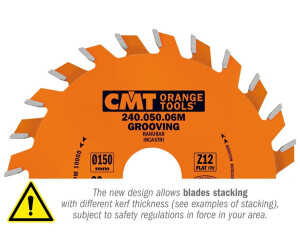 CMT Orange Tools Lama Circolare per Incastri HW 150x4/3x30 Z12 Piano ...