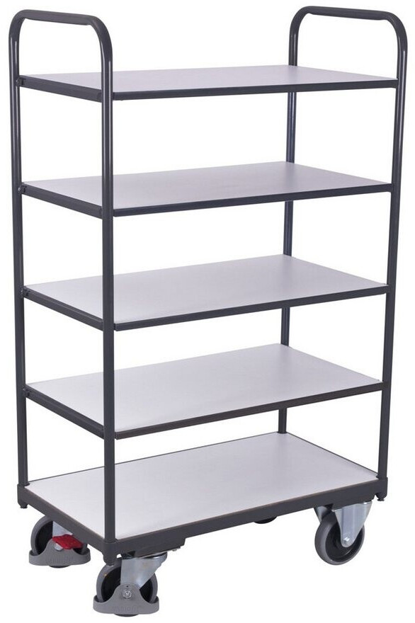 VARIOfit VARIOfit ESD-Etagenwagen hoch 5 Ladeflächen 1000x700mm ...