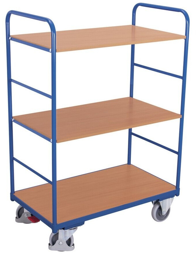 VARIOfit VARIOfit Etagenwagen 3 Etagen 1200x800mm 250kg Enzianblau (sw ...