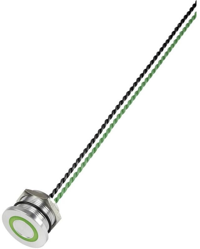 TRU Components PS223P10Y01G24T Piezotaster Grün Ø 28mm (649962) ab 23. ...