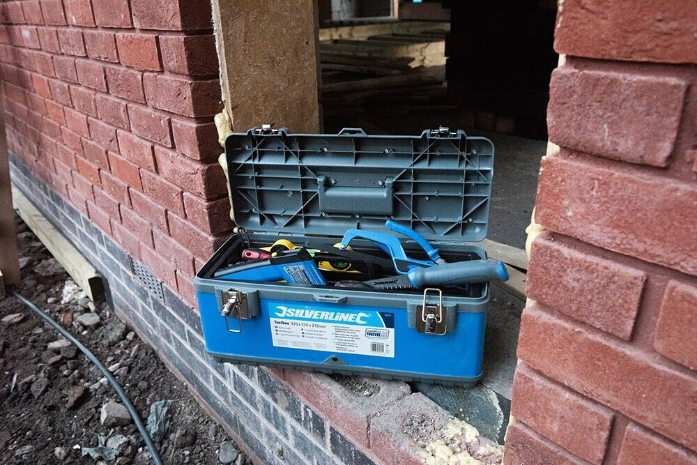 Silverline Tools Werkzeugkasten Kunststoff 470x220x210mm (386076) ab 34 ...