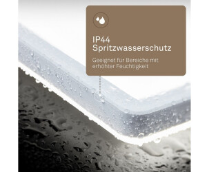 B.K.Licht LED Panel Slim Backlight 4000K IP44 Weiß 58x20cm (BKL1655) ab ...