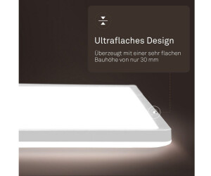 B.K.Licht LED Panel Slim Backlight 4000K IP44 Weiß 58x20cm (BKL1655) ab ...