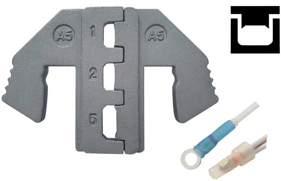 Toolcraft PLE-0A5 Crimp-Einsätze Endverbinder, Kabelschuhe mit ...